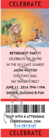Retirement party invitations custom designed New for Spring 2017